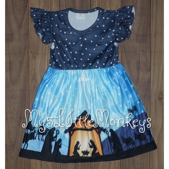 Dresses | Boutique Christmas Nativity Girls Sleeveless Dress | Poshmark